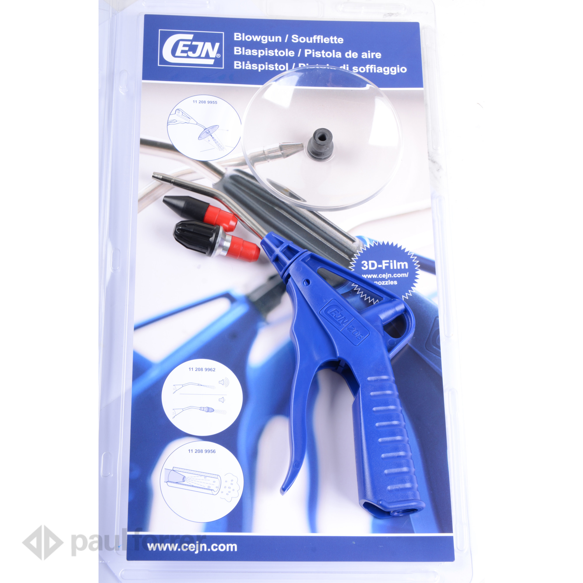 Paul Forrer AG - Cejn Blaspistole Serie 208 inkl. Zubehör