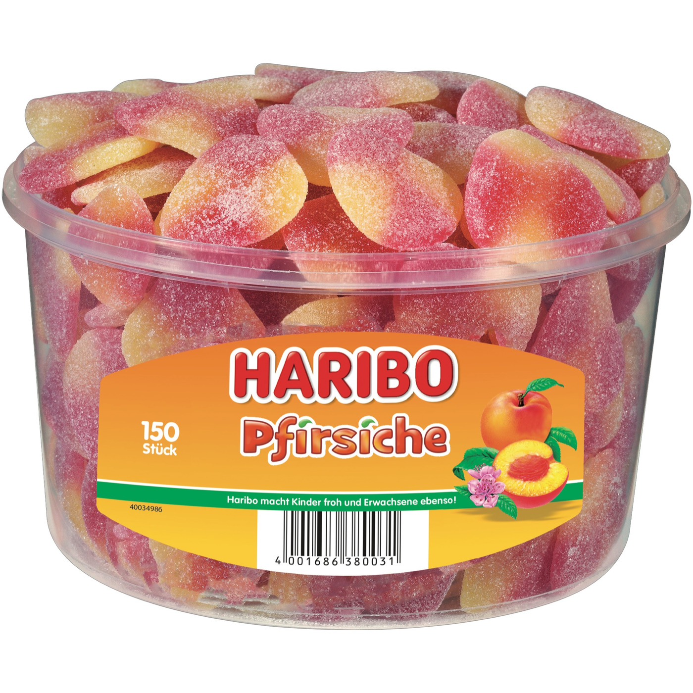 Transgourmet Österreich - Haribo Pfirsiche Dose 150er