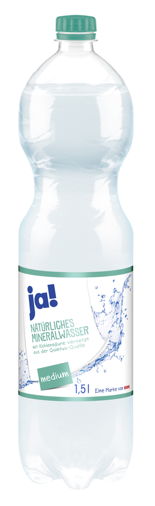 Reisige Online-Shop - Mineralwasser medium JA! PET EW 6x1,5 ltr