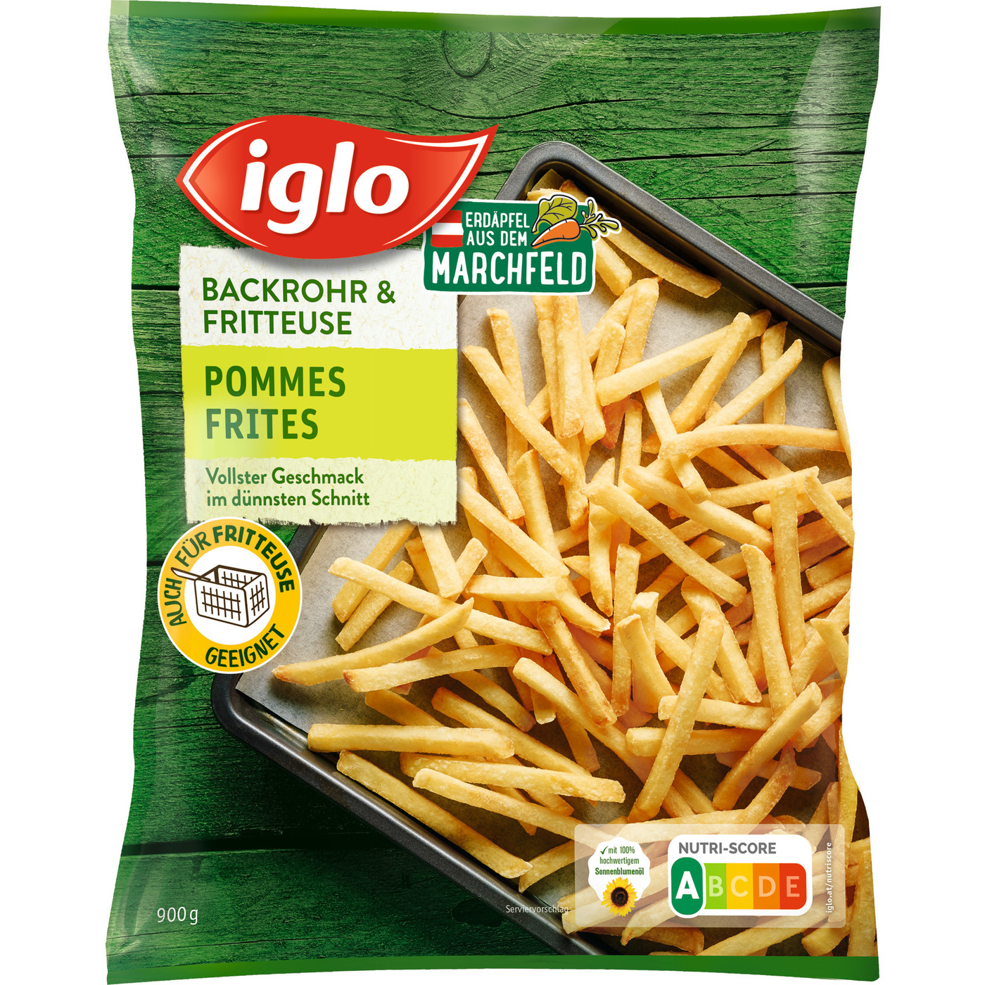 Transgourmet Österreich - Iglo Backrohr Frites tiefgekühlt 900g