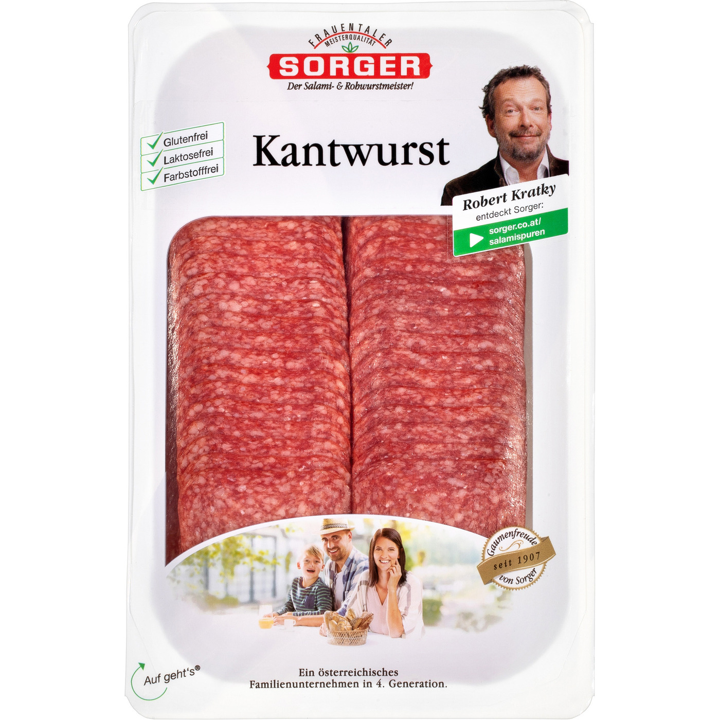Transgourmet Österreich - Sorger Kantwurst geschnitten 8 Wochen gereift ...