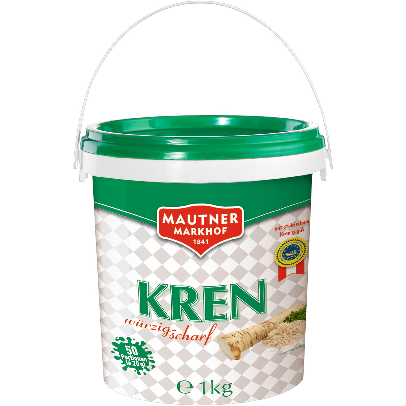 Transgourmet Österreich - Mautner Kren würzig scharf Kübel 1 kg