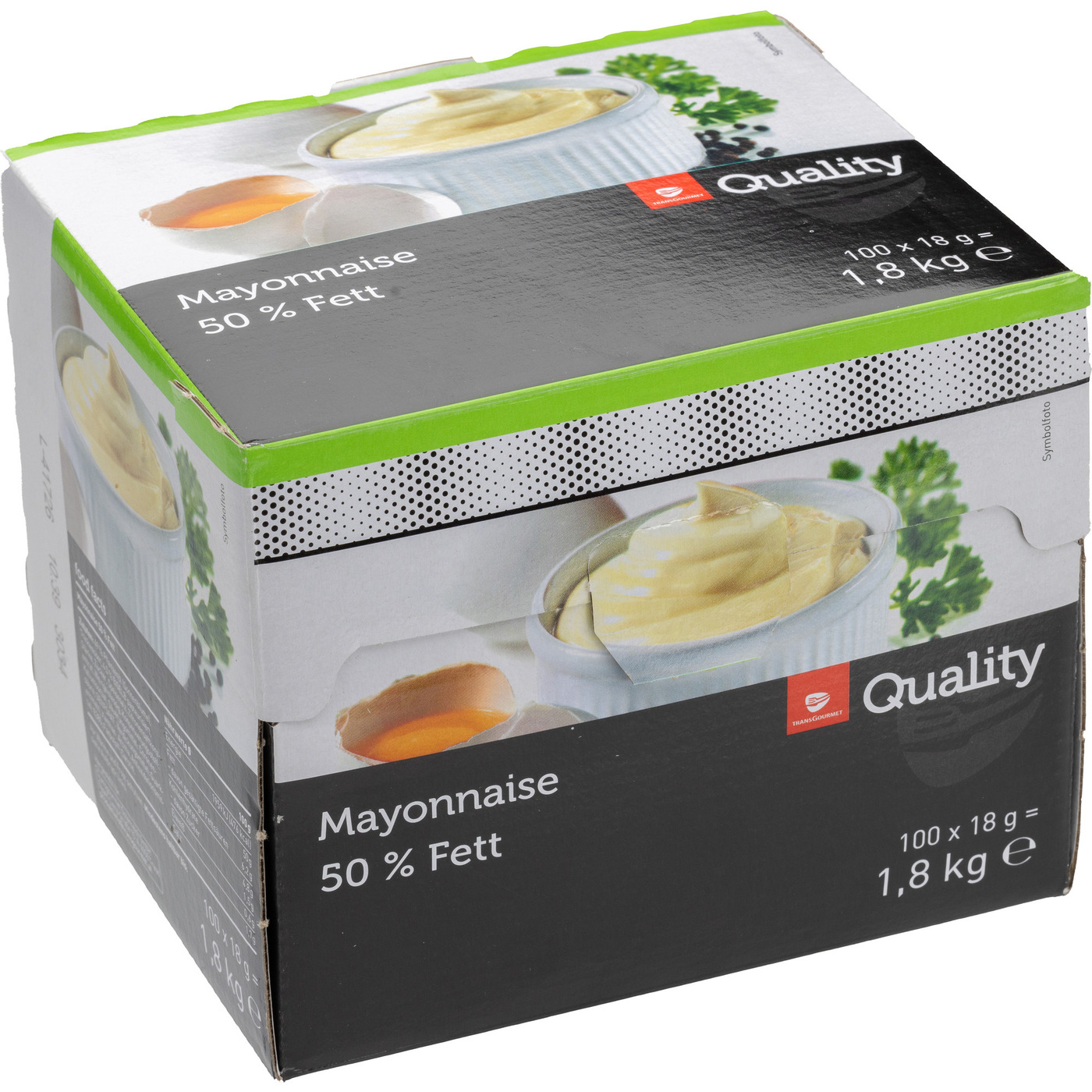 Transgourmet Österreich - Quality Mayonnaise Port. 50% 100x18g