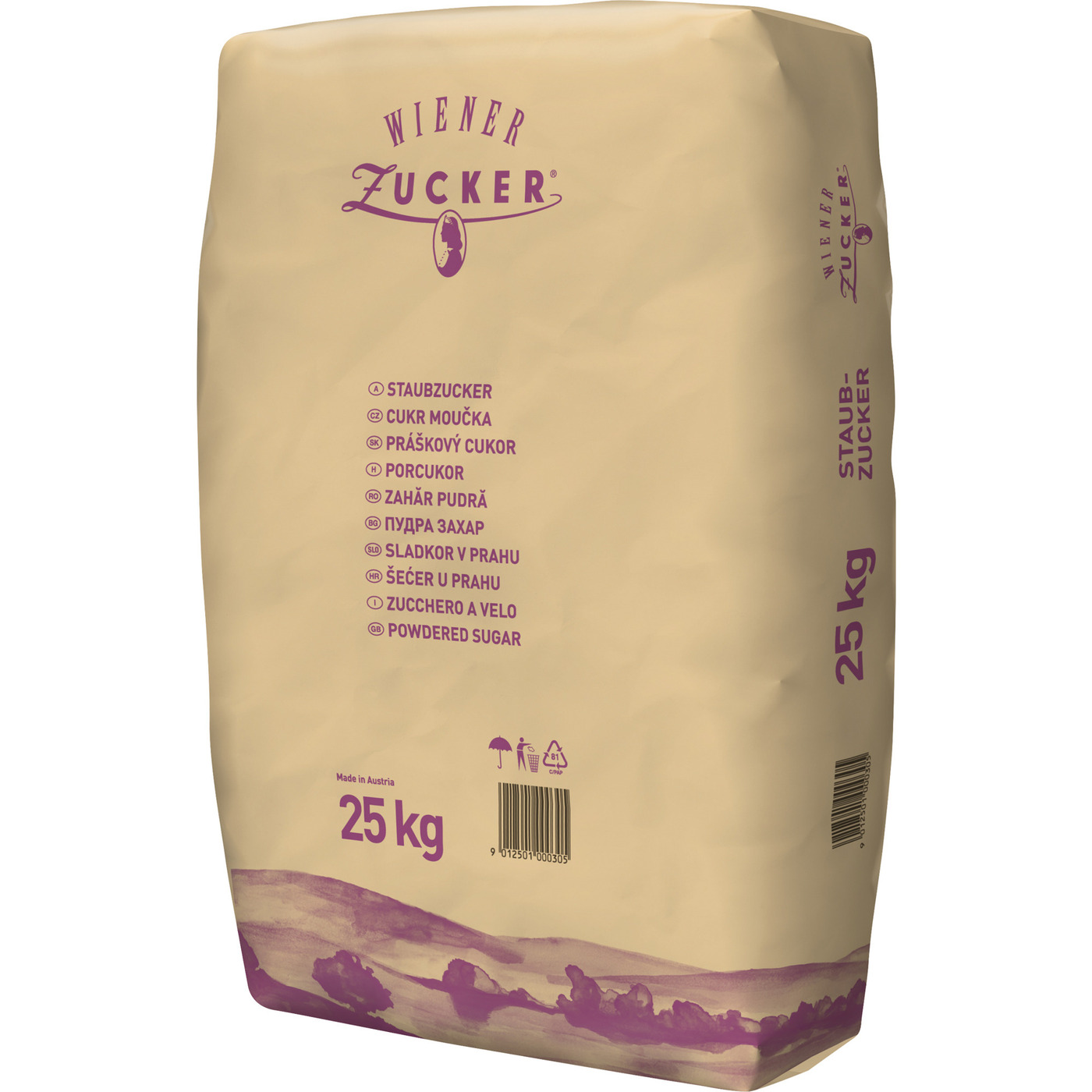 Transgourmet Österreich - Wiener Zucker Staubzucker 25 kg