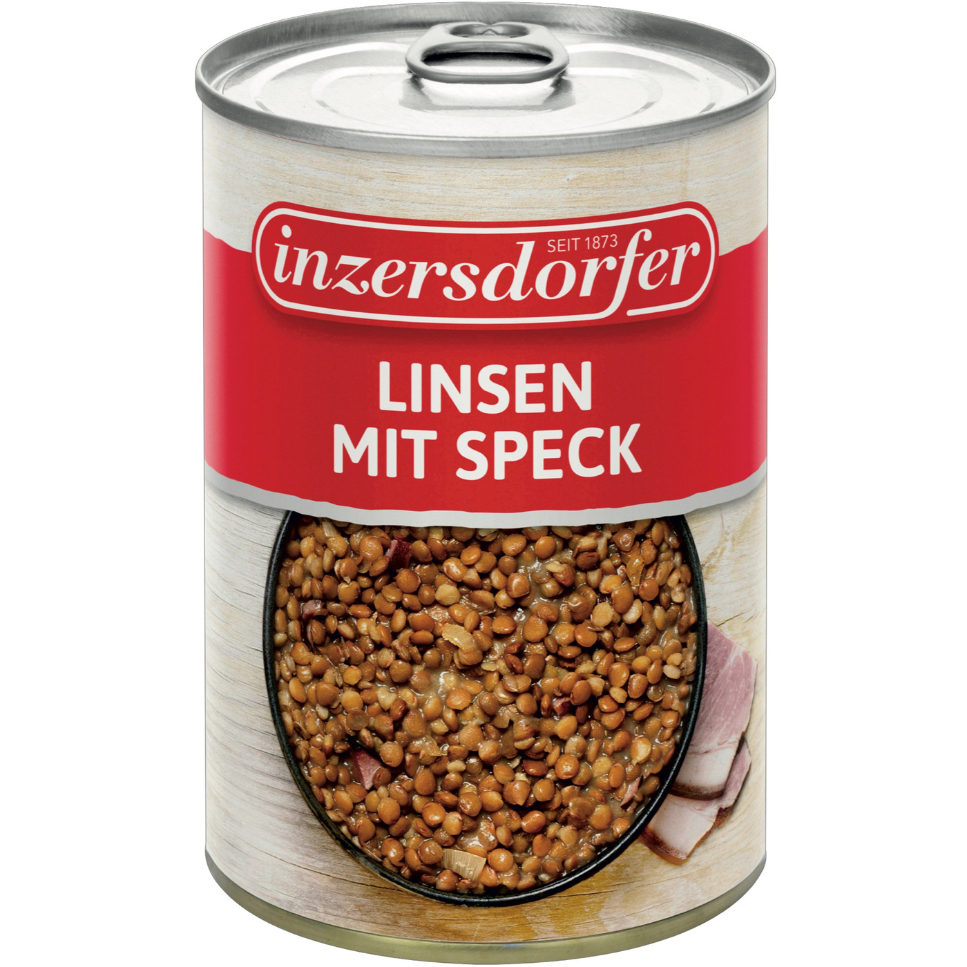 Transgourmet Österreich - Inzersdorfer Linsen mit Speck 400 g