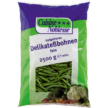 WEDL - BESTELLPORTAL - Cuisine Noblesse Prinzessbohnen fein 8mm 2,5kg
