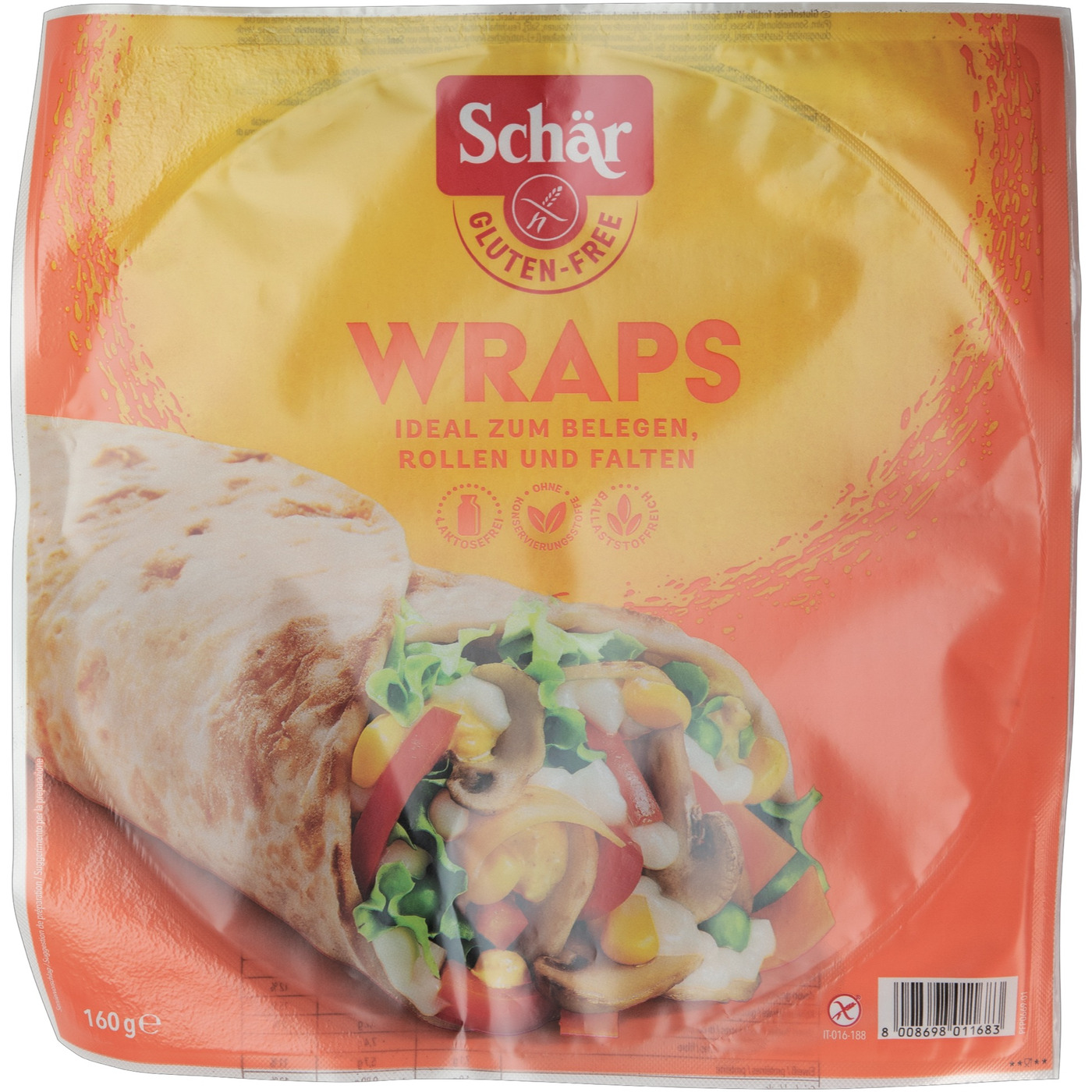 Transgourmet Österreich - Schär Wraps glutenfrei 2 x 80g