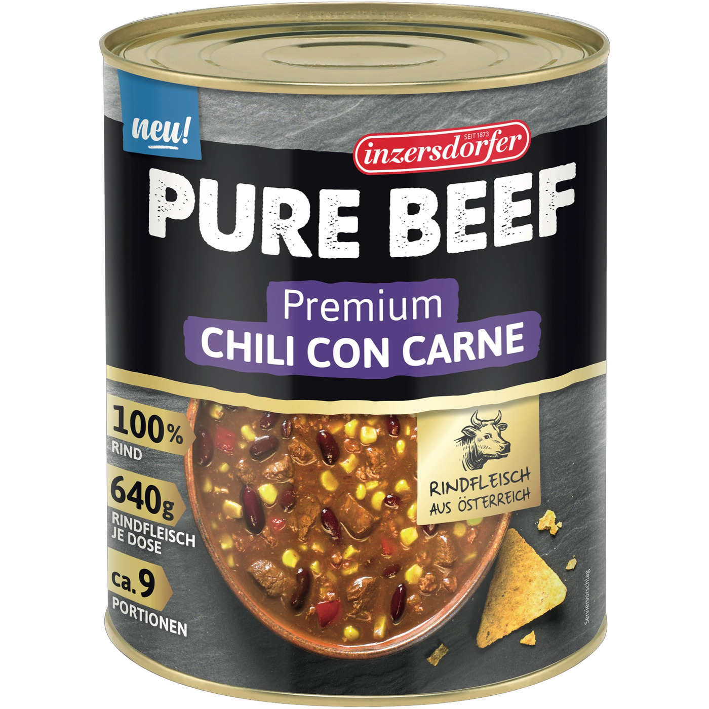 Transgourmet Österreich - Inzersdorfer Pure Beef Chili con Carne 2,9 kg