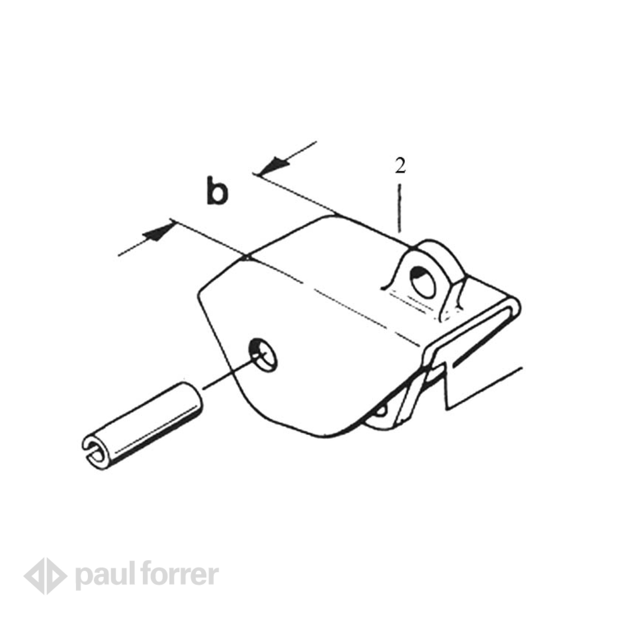 Paul Forrer AG - WALTERSCHEID Verschlusshebel alte Version