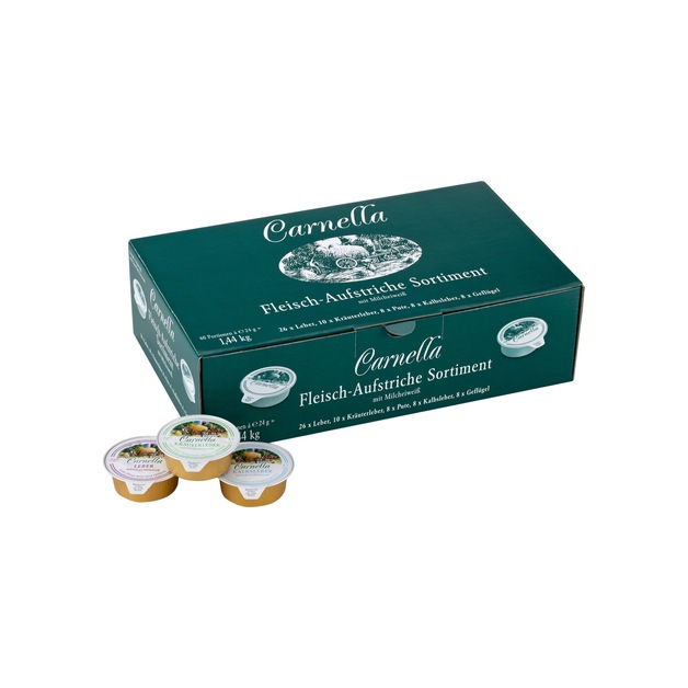 Transgourmet Österreich - Carnella Fleischaufstriche sortiert 60 x 24 g