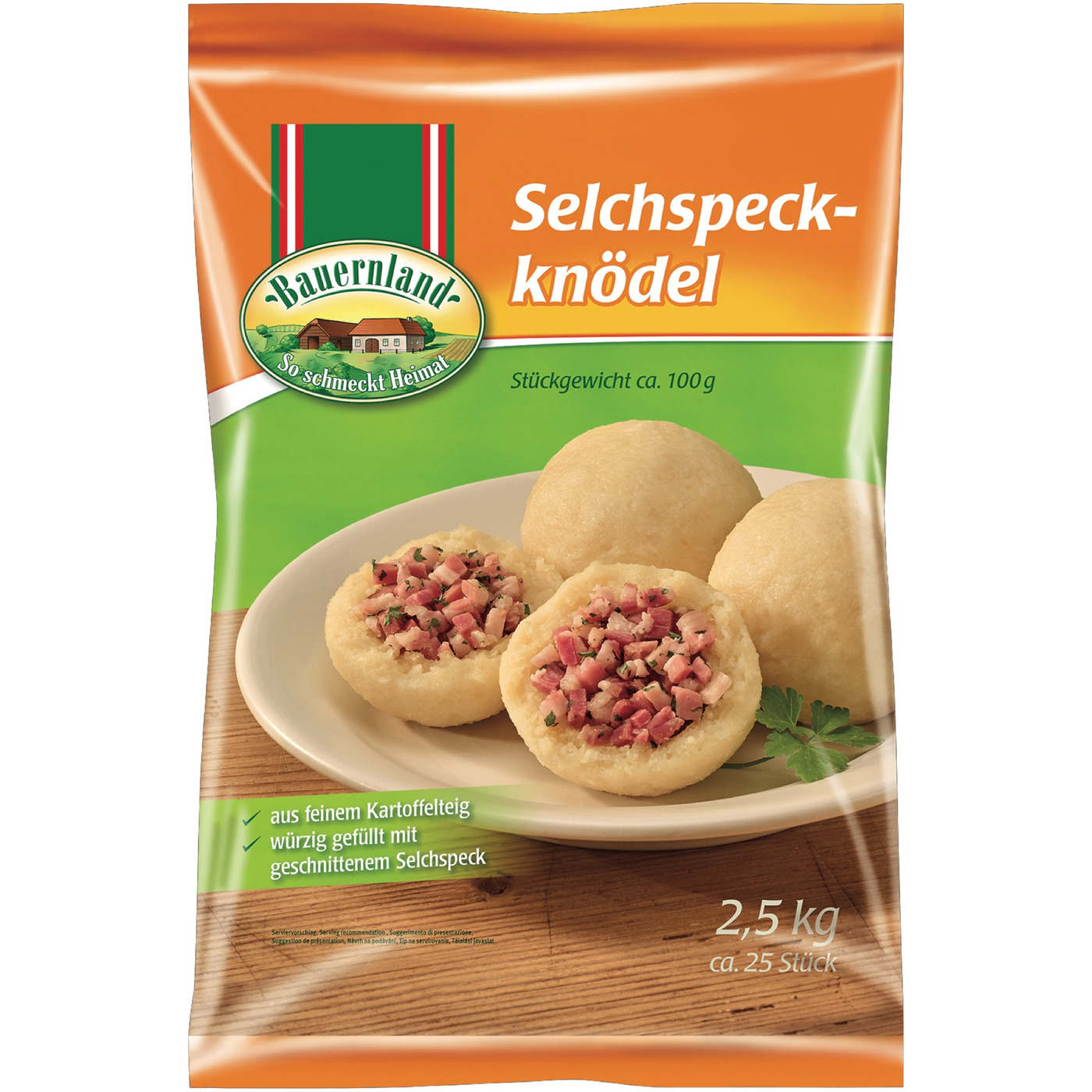 Transgourmet Österreich - Bauernland Selchspeckknödel tiefgekühlt 25 x ...