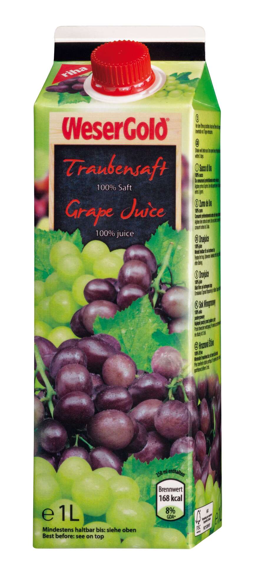 Reisige Online-Shop - Traubensaft Wesergold 1 Ltr