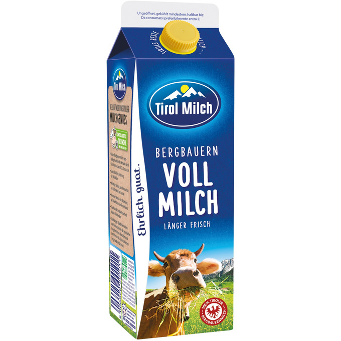 WEDL - BESTELLPORTAL - Tirol Milch Bergbauern Vollmilch 1l 3,5%Fett ...