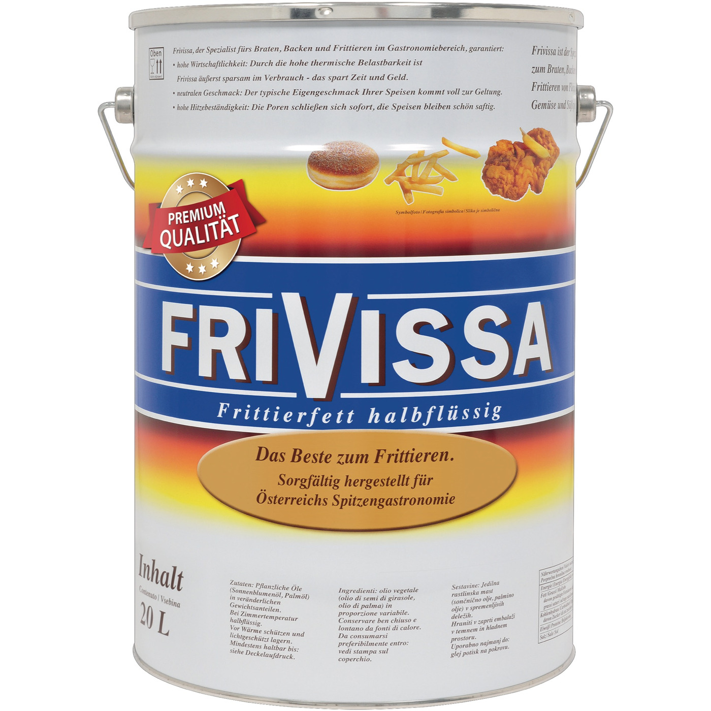 Transgourmet Österreich - Frivissa Frittierfett 20 l