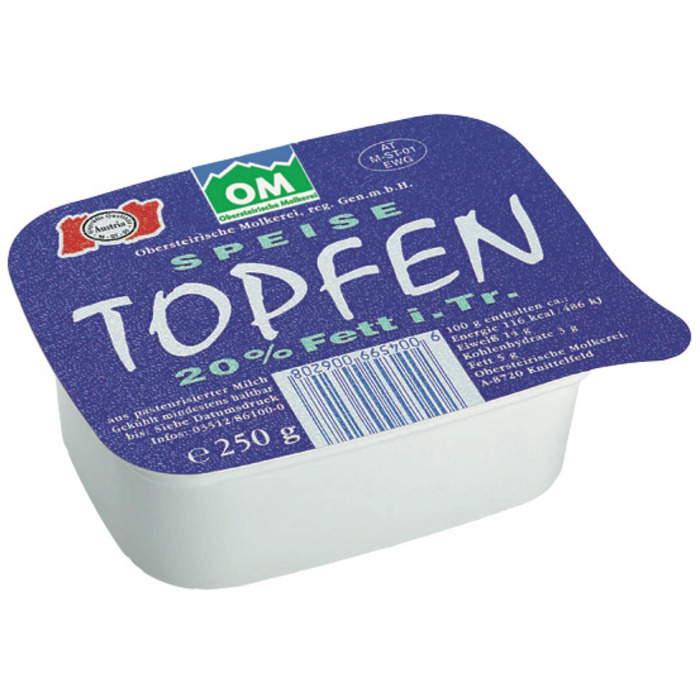 Transgourmet Österreich - OM Topfen fein 20% 250 g