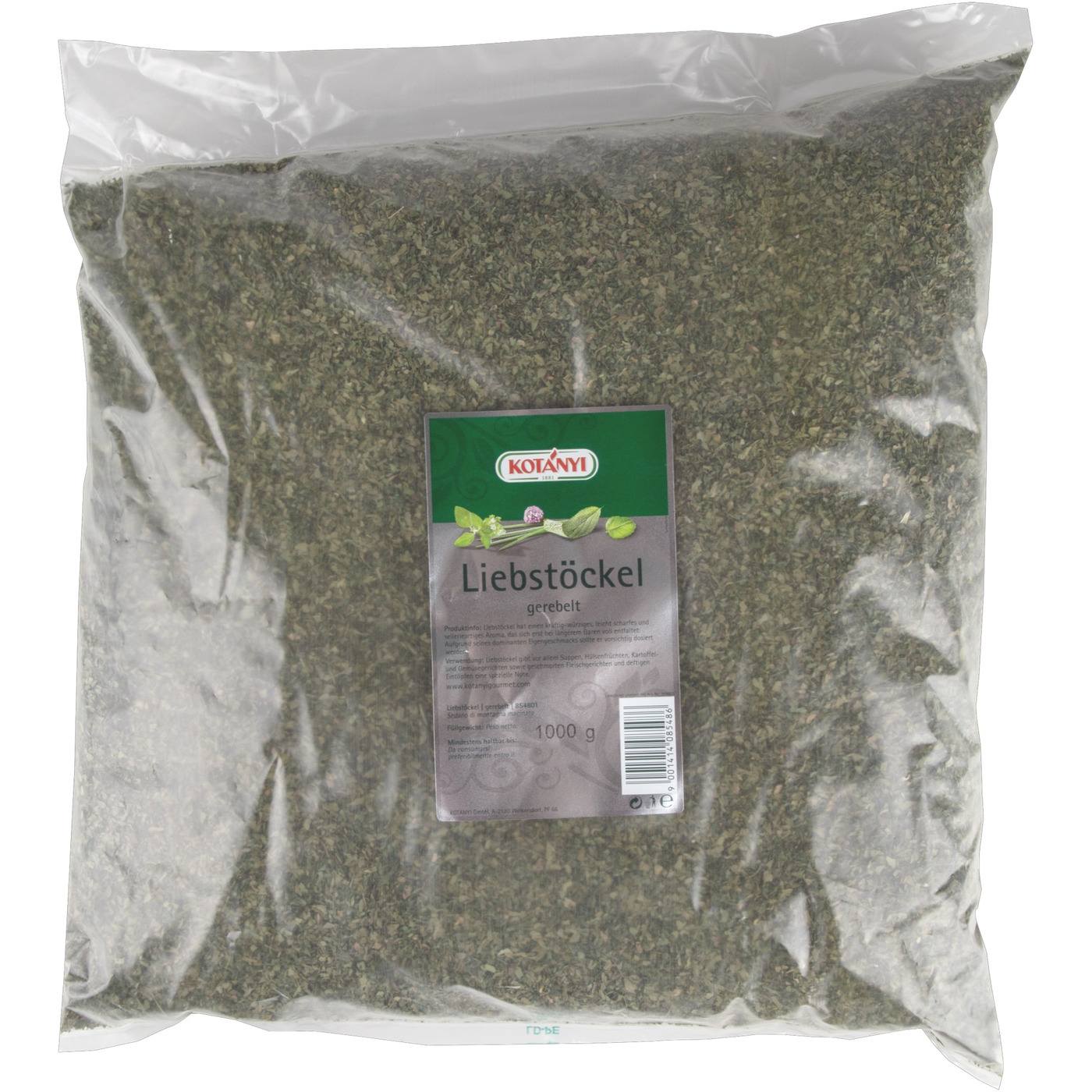 Transgourmet Österreich - Kotányi Liebstöckel 1 kg