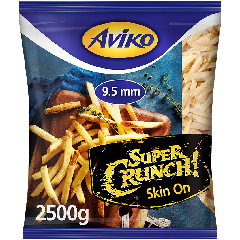 Transgourmet Österreich - Aviko Pommes Super Crunch 9,5mm Skin on ...