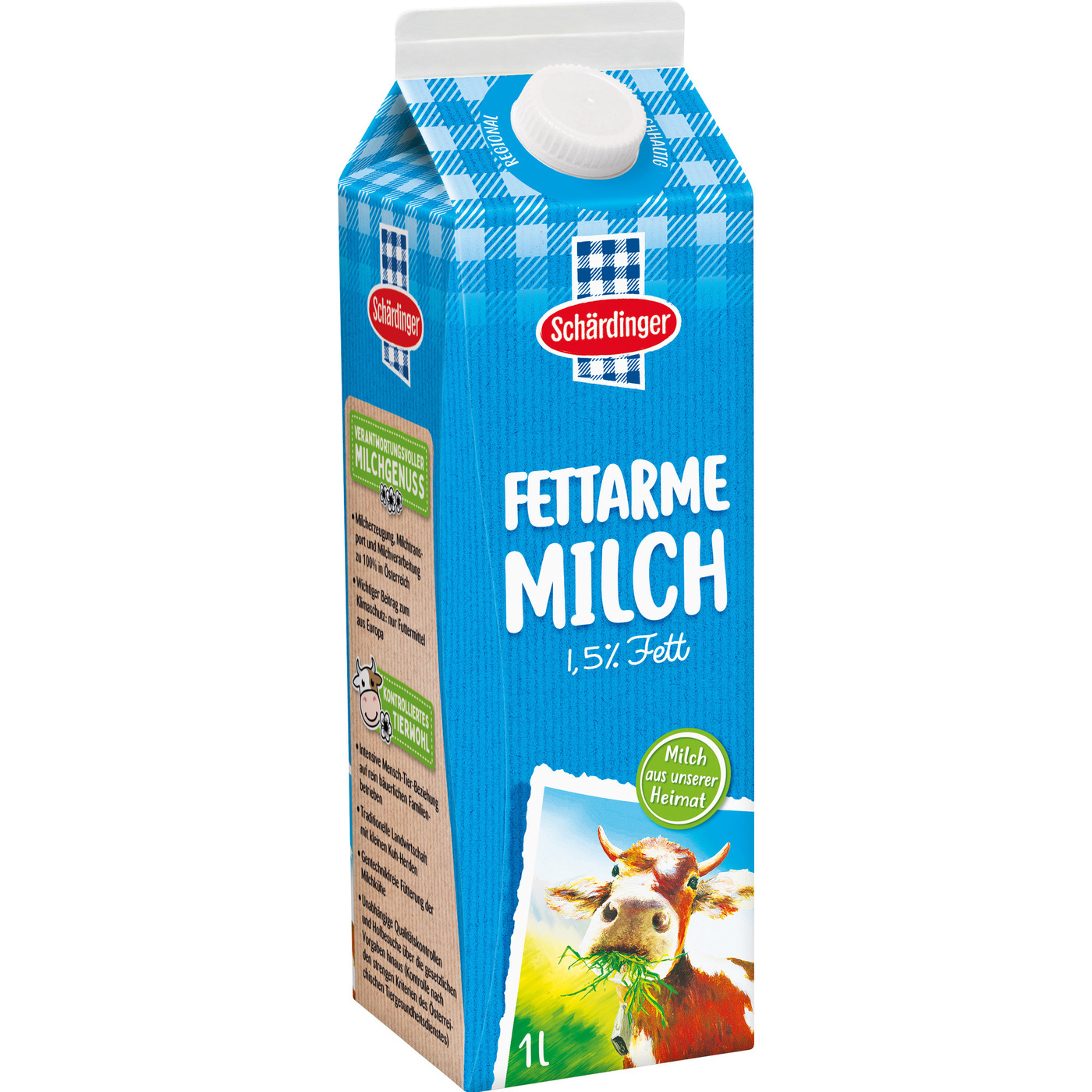 Transgourmet Österreich - Schärdinger Milch fettarm ESL 1,5% Fett 1 l