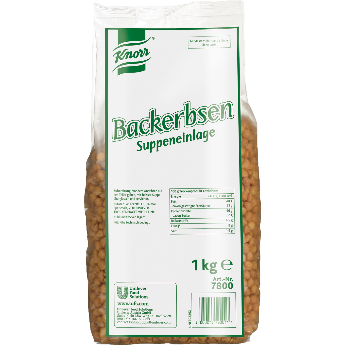 Transgourmet Österreich - Knorr Backerbsen-Suppeneinlagen 1 kg