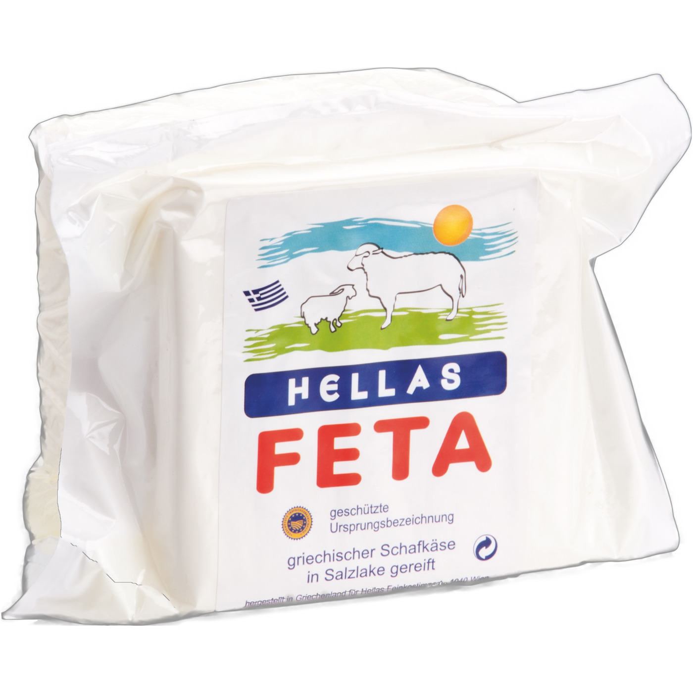 Transgourmet Österreich - Hellas Griechischer Feta 43% Fett i. Tr. 1 kg