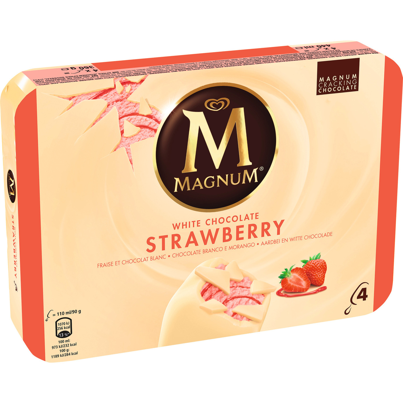 Transgourmet Österreich - Eskimo Magnum Strawberry White tiefgekühlt 4 ...