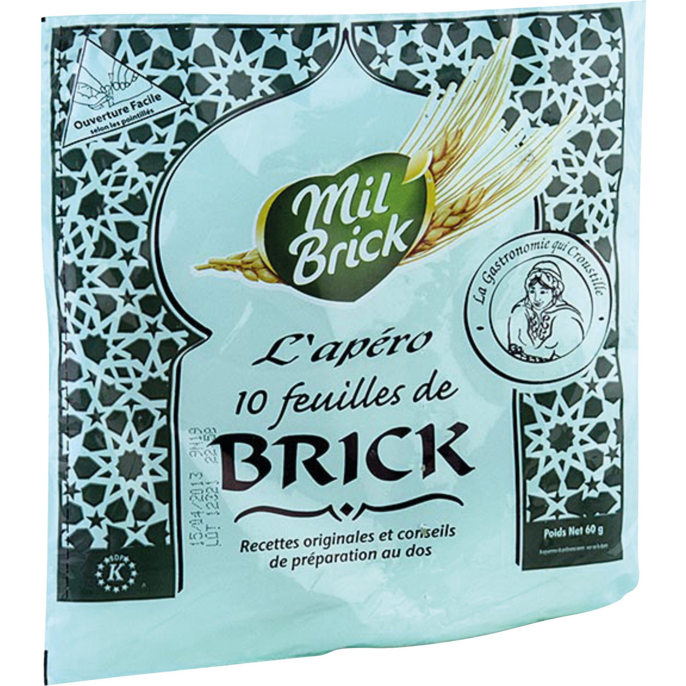 Transgourmet Österreich - Brickteig frisch ca. 27cm 10 x 17 g