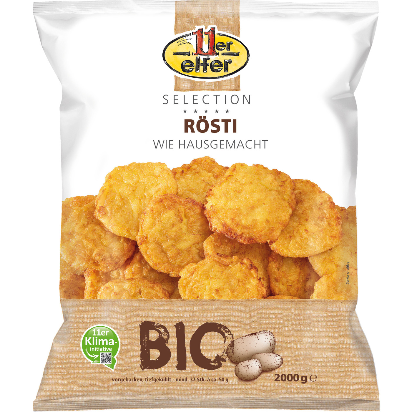 Transgourmet Österreich - 11er Bio Rösti wie hausgemacht tiefgekühlt 2000 g