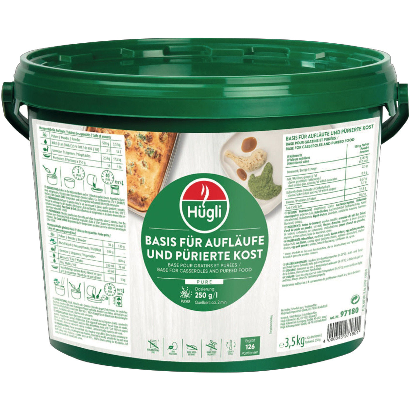 Transgourmet Österreich - Hügli Basis für Aufläufe und pürierte Kost 3,5 kg