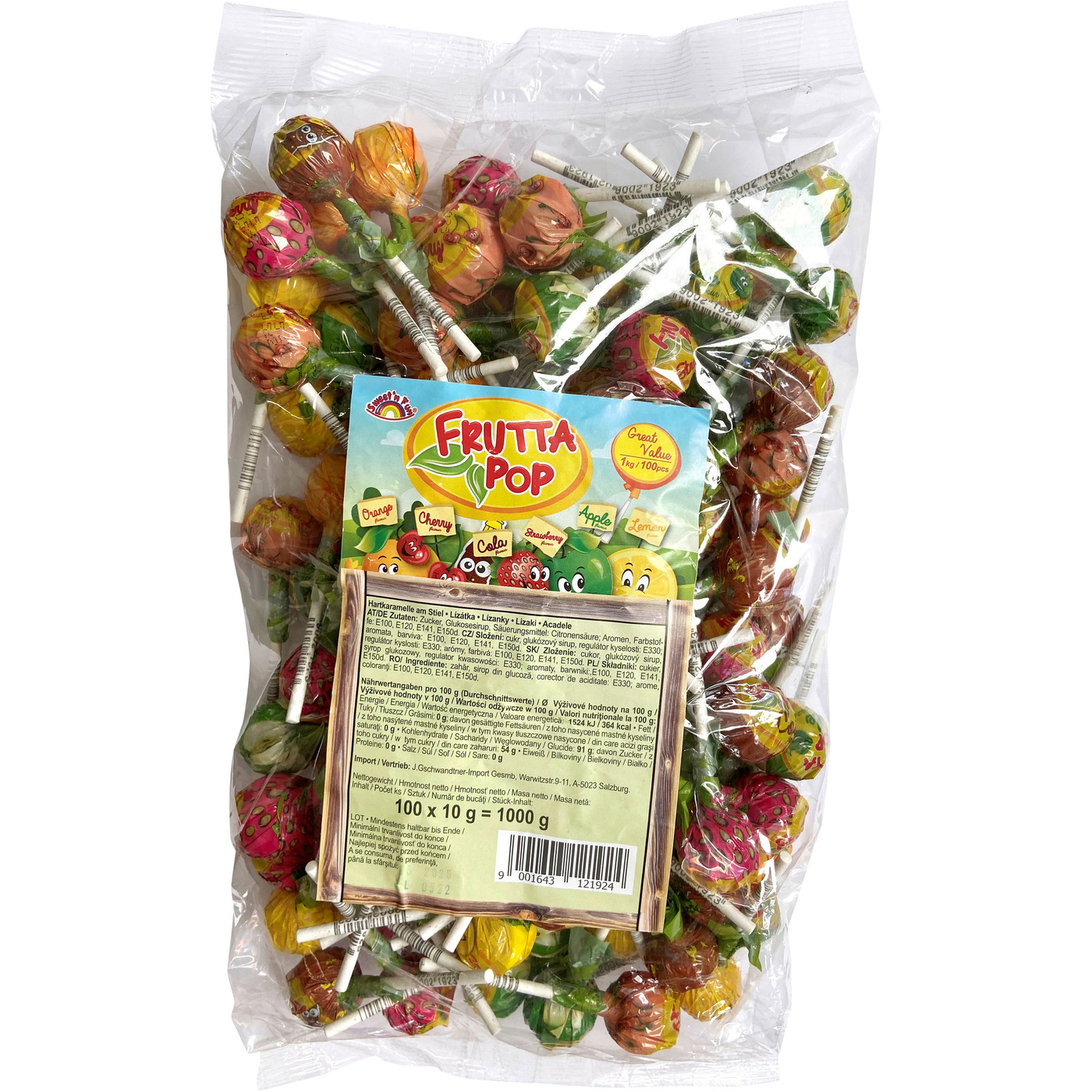 Transgourmet Österreich - Frutta Lolly Mix Beutel 100er