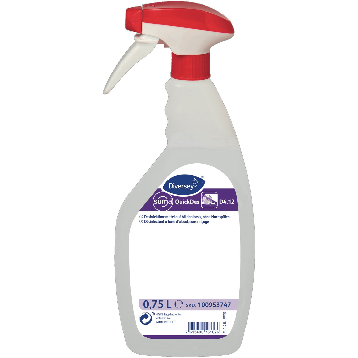 Transgourmet Österreich - Diversey Suma Quick Des D4.12 Inhalt = 750 ml