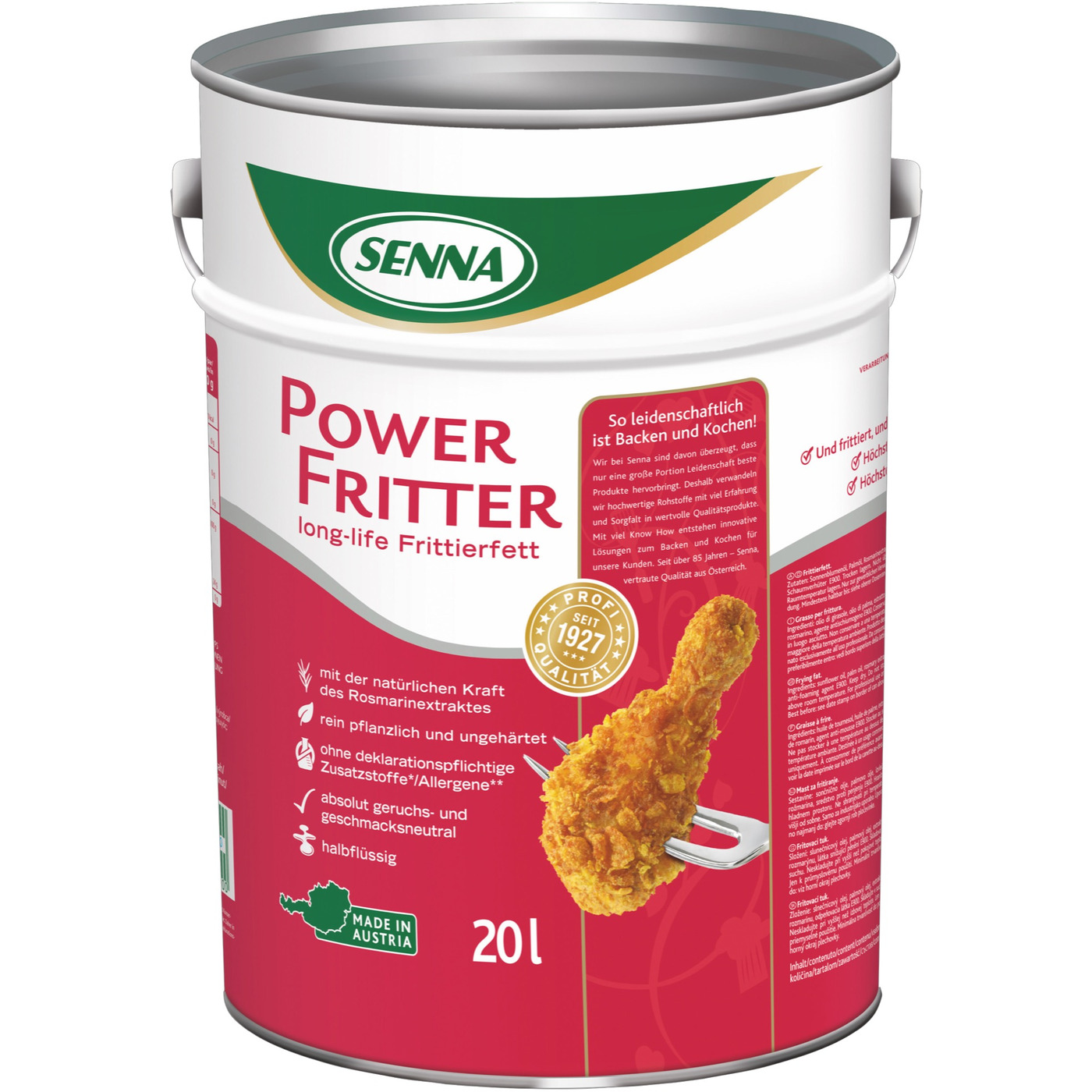 Transgourmet Österreich - Senna Power Fritter Frittierfett 20 l