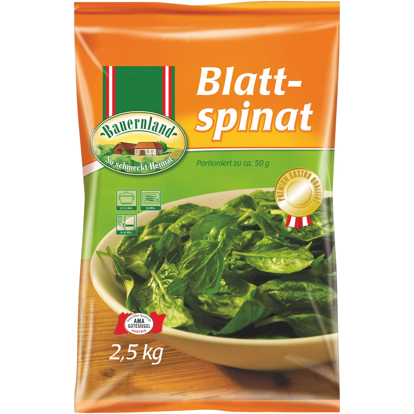 Transgourmet Österreich - Bauernland Österreichischer Blattspinat ...